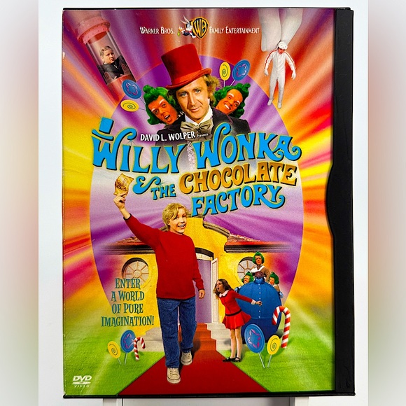 Media | Willy Wonka The Chocolate Factory Dvd 1971 | Poshmark